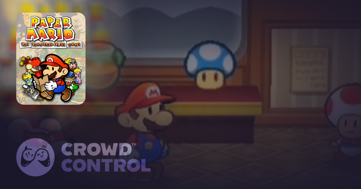 Paper Mario: The Thousand-Year Door - Twitch Integration with Crowd Control