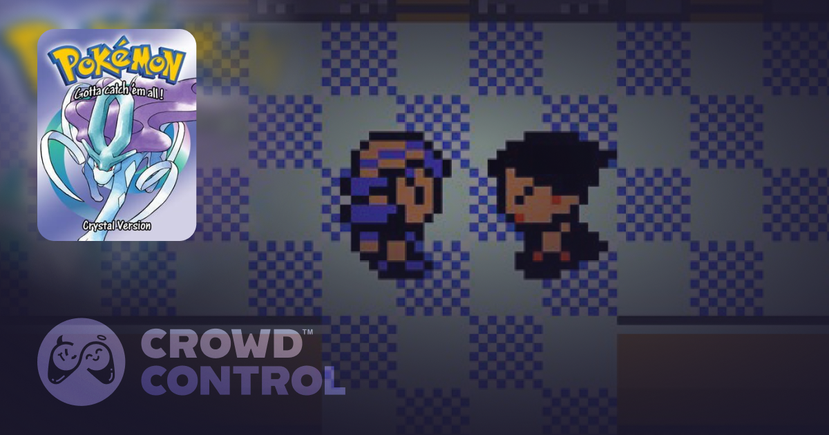 Pokémon Crystal - Twitch Integration with Crowd Control